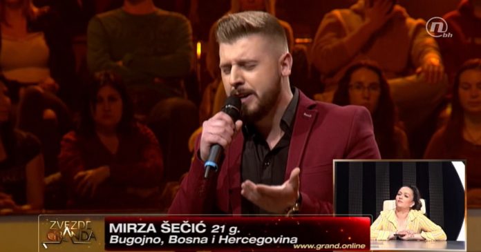 Bugojanac Mirza Šečić prošao u 3. krug Zvezda Granda sa svih 6 glasova ...